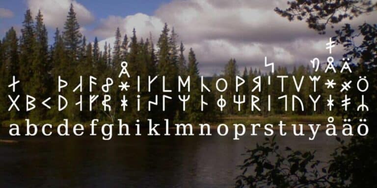 Isolated people in Sweden used runes up until the 20th century