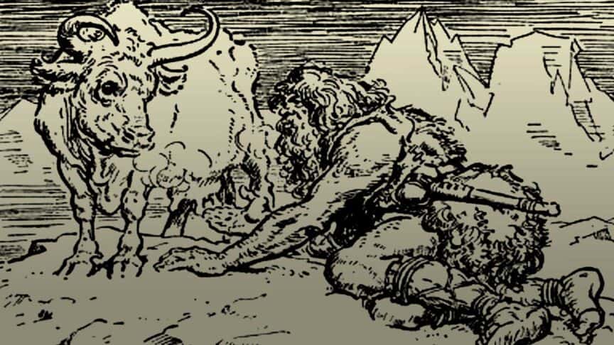 Audhumbla | Primeval Cow | Norse Mythology - Skjalden.com