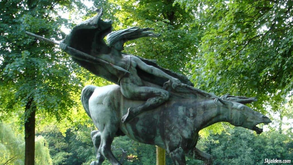 The Valkyrie statue in Copenhagen | Denmark - Skjalden.com
